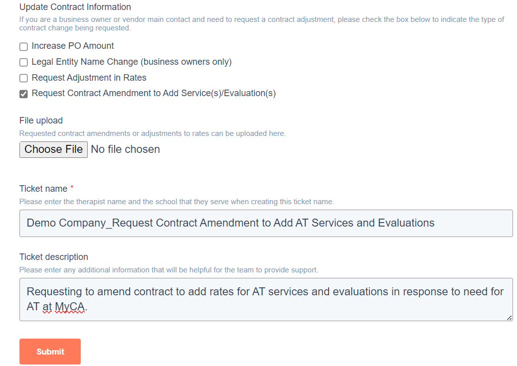 How Do I Request a Contract Adjustment?