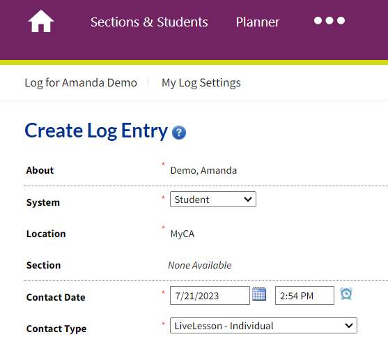 What types of log entries should I make?